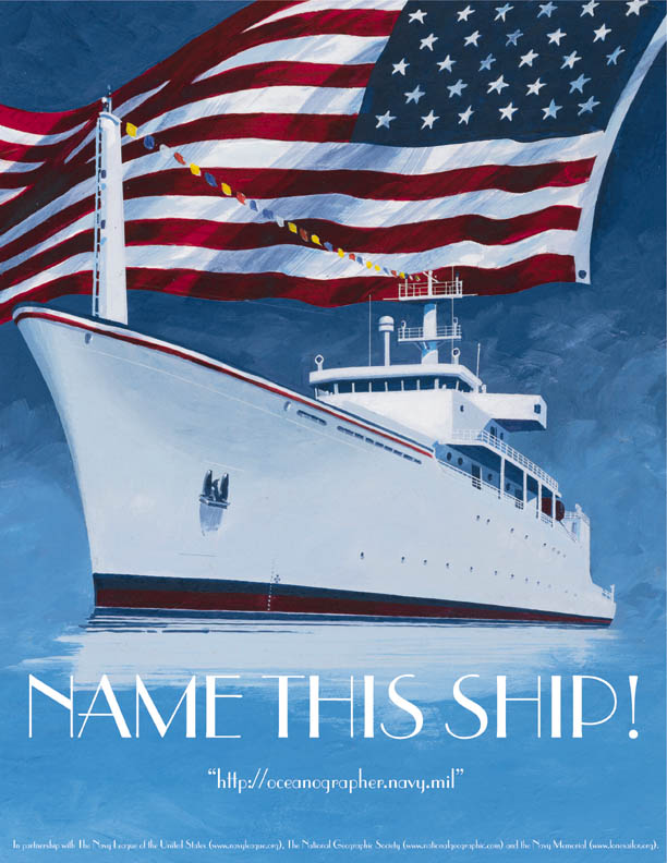 State Winning Names Announced in U.S. Navy's Oceanographic Ship Naming ...